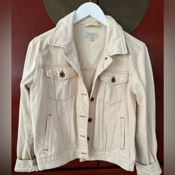 Brixton | Jackets & Coats | Brixton Cream Denim Jacket | Poshmark